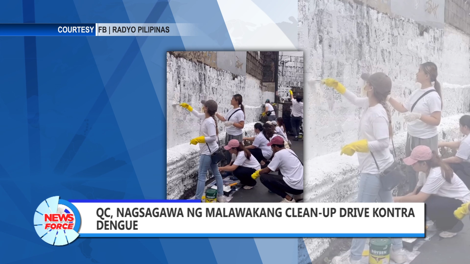QC nagsagawa ng malawakang clean-up drive kontra dengue | GNN